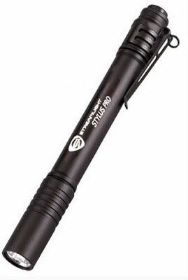 Streamlight Stylus Pro 2AAA, LED Pen Light, Black, light output 90 lumens