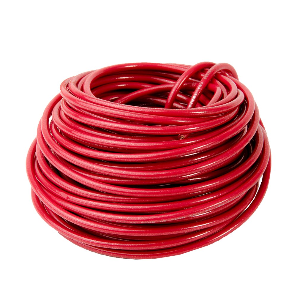 Red, pack of 50ft., gauge 12, strands 19, O.D. .13in., length 48ft.