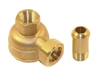 Hoffman Thermostatic Steam Traps - 1/2" #17C 25# Angle Trap