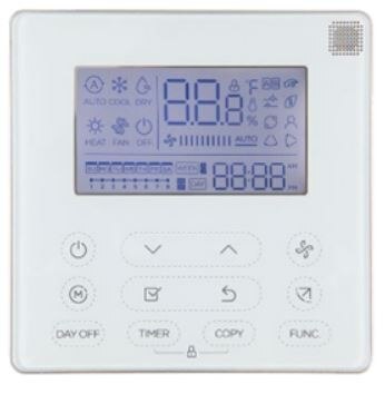 Mini-Split Wired Wall Controller 7 Day Programmable Zone Control
