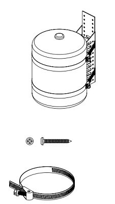 HoldRight QUICK STRAP Expansion Tank Mounting Bracket, Universal ...