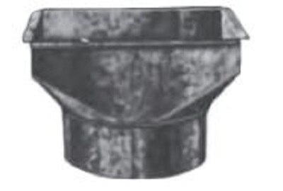 SealTite 8" x 12" x 8" 10" Deep Register Straight Register Boot