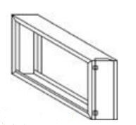 SealTite 24"x25" Universal Filter Rack, High Efficiency Filter Frame ...